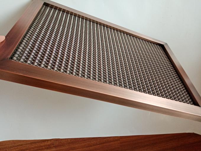 Pre - Crimped Woven Architectural Wire Mesh Panels With Versatile Spine ...