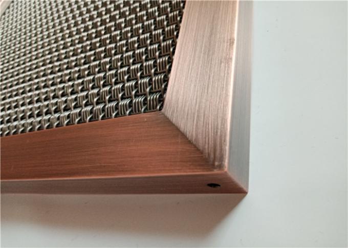 Pre - Crimped Woven Architectural Wire Mesh Panels With Versatile Spine ...