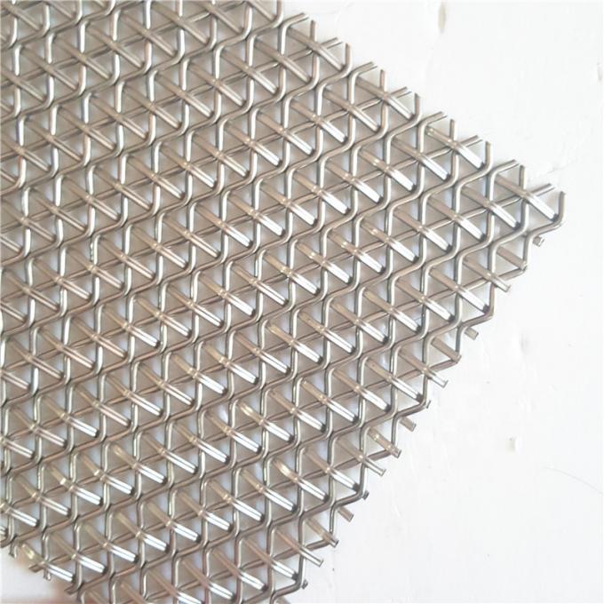Pre - Crimped Woven Architectural Wire Mesh Panels With Versatile Spine ...
