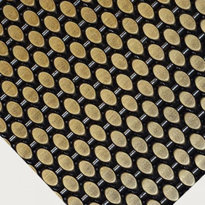 Pre - Crimped Woven Architectural Wire Mesh Panels With Versatile Spine ...