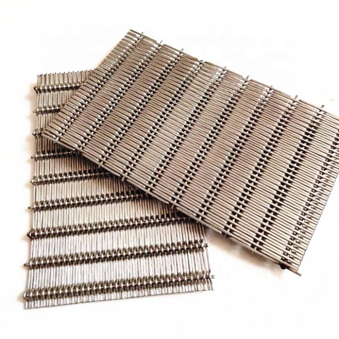 Pre - Crimped Woven Architectural Wire Mesh Panels With Versatile Spine ...
