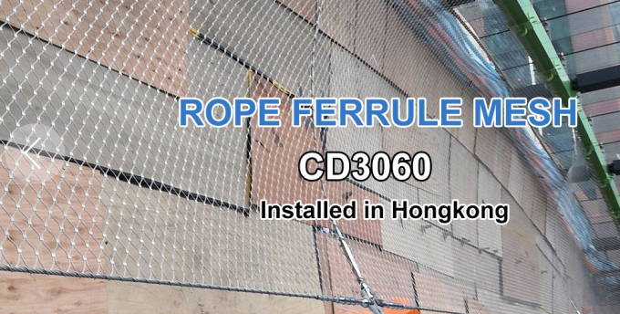Longlife Wire Rope Mesh , Architectural Wire Mesh For Balustrade And ...