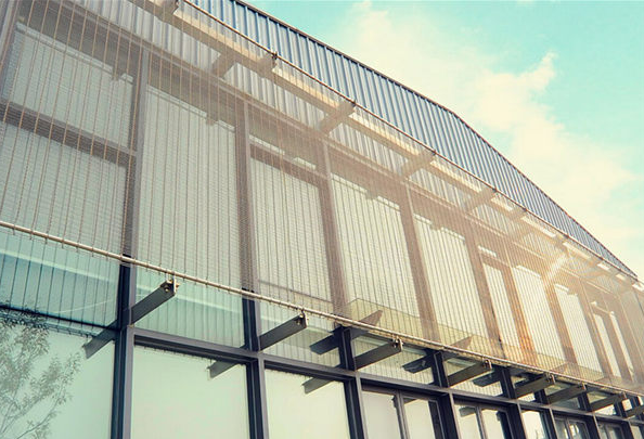 Cable Rod Architectural Wire Mesh Fabric For Facade Cladding Or Room ...