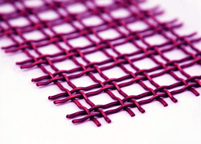 Architectural Decorative Woven Mesh For Security Screen And Partition