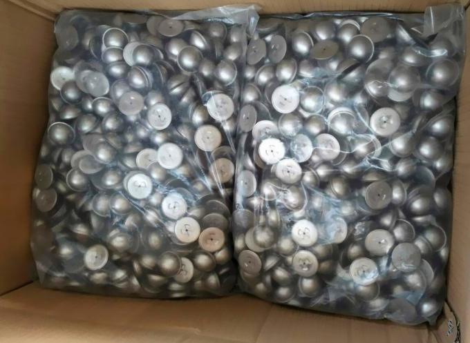 Aluminum 30mm Dome Cap , Capped Speed Washer For Perforated Base ...