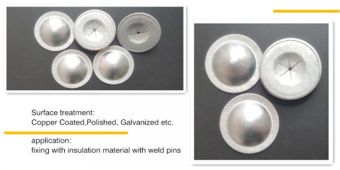 38mm Metal Insulation Dome Cap Washer For Insulation Fasteners