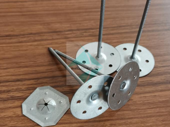 Galvanized Round Perforated Metal Insulation Pins 80mm