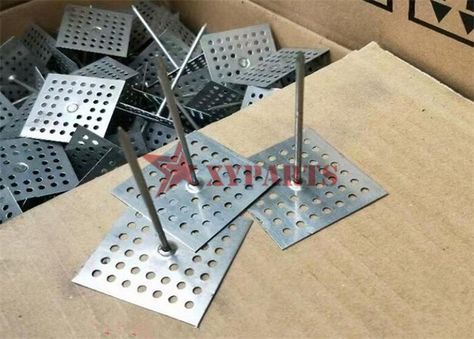 12 Ga Galvanized Steel Perforated Insulation Hangers For Air System