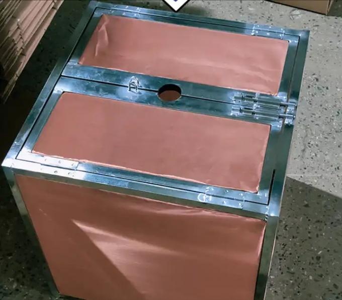 Fine Rf Shielding Infused Wire Mesh Fabric Cloth Screen Faraday Cage Sheet