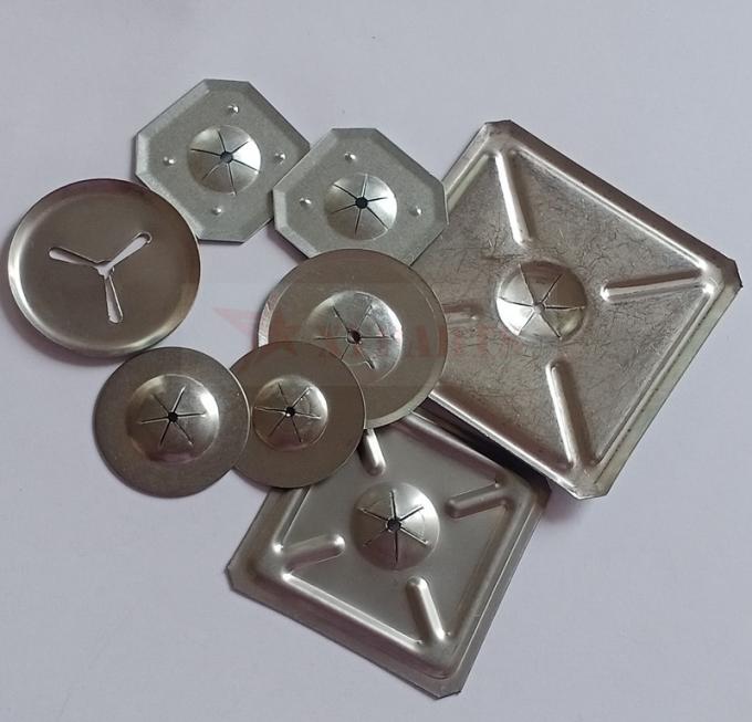 32mm Square Insulation Speed Clips Galvanized Steel For Commercial ...