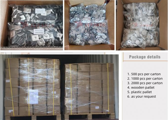 32mm Square Insulation Speed Clips Galvanized Steel For Commercial ...