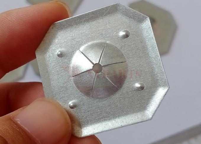 32mm Square Insulation Speed Clips Galvanized Steel For Commercial ...
