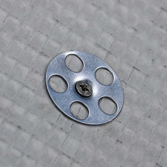 36 MM Perforated Insulation Disc Washers PACK X 50 For Fixing Boards
