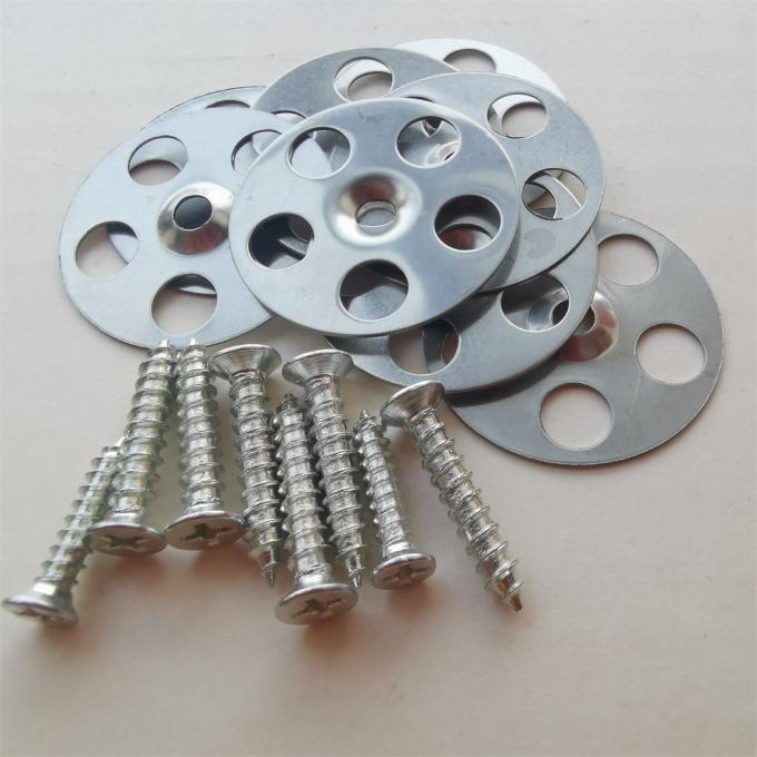 36 MM Perforated Insulation Disc Washers PACK X 50 For Fixing Boards