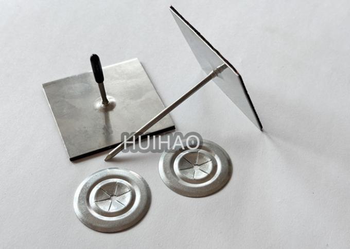 Galvanized Steel Self Adhesive Stick Pins 60mm Insulation Hanger