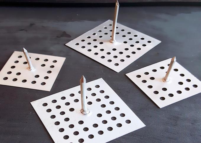 2 1/2'' Zinc Steel Insulation Pins , Insulation Hanger Pins For Havc System