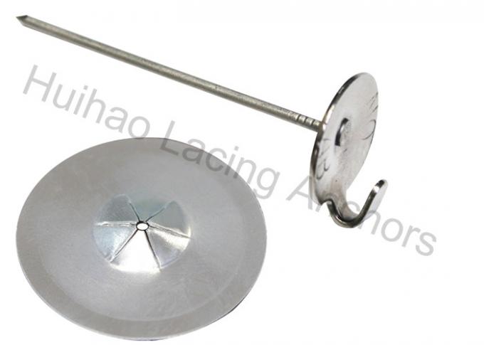 Stainless Steel Insulation Anchor Pins With Hook For Fixing Insulation ...
