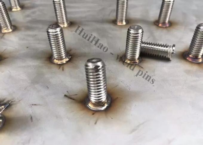 M6 Stainless Steel Stud Welding Pins With Internal Female Thread For ...