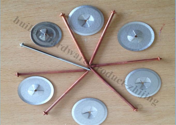 10Ga Metal Flanged CD Stud Welding Pins , Copper Plated Weld Pins For ...