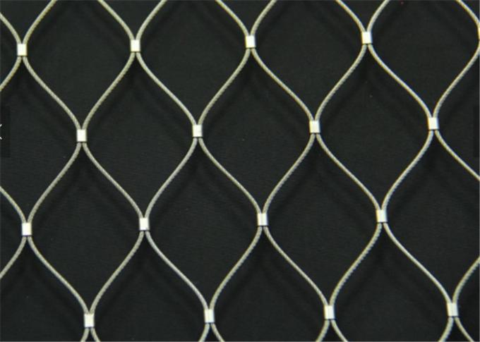 Flexible X-tend Ferruled Stainless Steel Wire Rope Mesh For Balcony ...