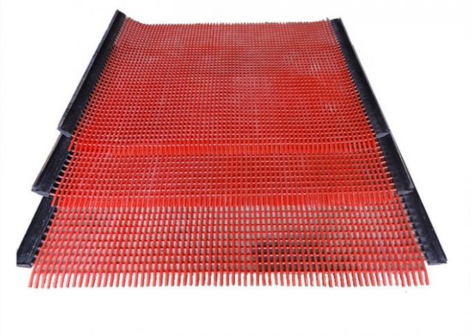 Hook Polyurethane Coated Wire Screen, Polyurethane Rod Mesh For Mining ...