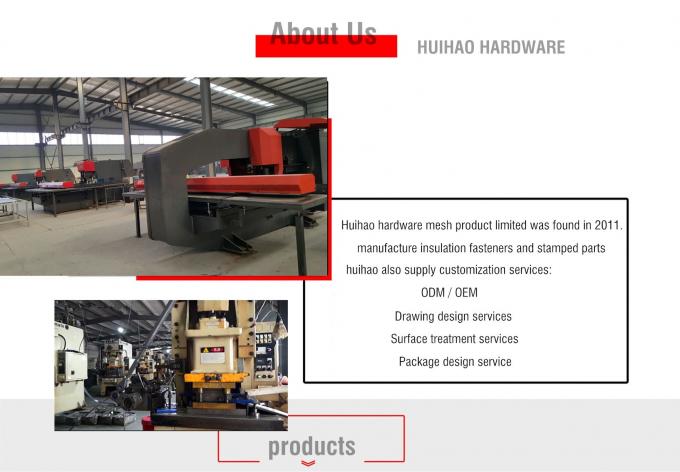 Rockwool Insulation Fixing Pins Galvanized Steel Perforated Base